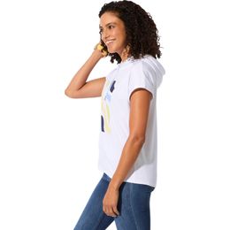 WITT Damen Kapuzenshirt mit &uuml;berlappenden &Auml;rmeln, wei&szlig;, Gr&ouml;&szlig;e 38