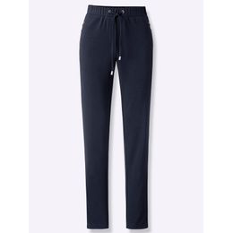 WITT Damen Jerseyhose mit Rei&szlig;verschluss-Taschen, marine, Gr&ouml;&szlig;e 50