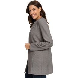 WITT Damen Shirtjacke in Struktur-Qualit&auml;t, grau, Gr&ouml;&szlig;e 48