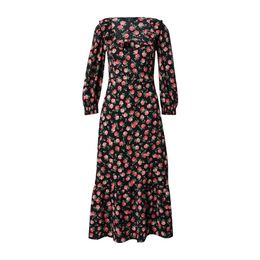 Dorothy Perkins Kleid Damen Gr&ouml;&szlig;e 42 hellgr&uuml;n / rosa / hellpink / schwarz Winterkleid
