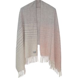 Strickschal Chillouts "Gerti Scarf", Damen, grau (light grau), Strick, Polyester, gestreift, meliert, Modetücher, Größe: 180 x 70 cm, vielseitig tragbar als Schal oder Stola