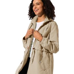 WITT Damen Parka mit 2-Wege-Rei&szlig;verschluss, beige, Gr&ouml;&szlig;e 52