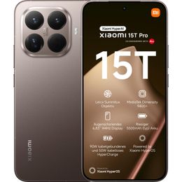 Xiaomi Smartphone "15T Pro 12+512", Energieeffizienz: A (A-G), gold (mocha gold), 512 GB, Mobiltelefone