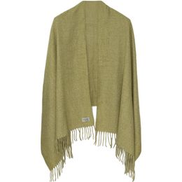 Strickschal Chillouts "Gisa Scarf", Damen, grün (light grün), Strick, Obermaterial: 100% Polyester, unifarben, Modetücher, Größe: 180 x 70 cm, vielseitige Tragemöglichkeiten