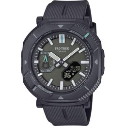 Smartwatch CASIO PRO TREK Smart, schwarz, Smartwatches, Armbanduhr, Herrenuhr, bis 10 bar wasserdicht, Bluetooth