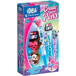 Kreativset Clementoni "Idea, Deine Stift-Kreationen - BFF Beste Freunde für immer", bunt, Kreativsets, Kinder