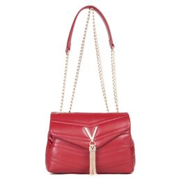 Valentino Handbags Umhängetasche VALENTINO BAGS "FLAP BAG PRIVILEGE", Damen, Gr. B/H/T: 23cm x 17cm x 9cm, rosso scuro, Lederimitat, Taschen, Schultertasche Henkeltasche Handtasche Damen
