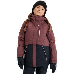 Snowboardjacke Roxy "Dawnrae Parka 15K", Mädchen, Gr. 10(140-148cm), huckleberry, 100% Polyester, Jacken