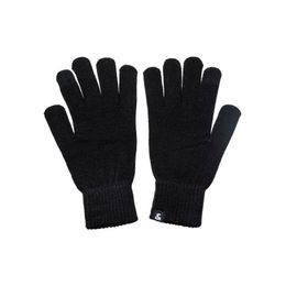 Jack & Jones Strickhandschuhe JACK & JONES "Gloves", Damen, schwarz, Feinstrick, Kunstfaser, unifarben, Handschuhe, JACBARRY KNITTED GLOVES NOOS