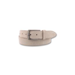 Bernd G&ouml;tz Lederg&uuml;rtel BERND G&Ouml;TZ, Herren, Gr. 100, beige (sand), Rindsleder, unifarben, G&uuml;rtel Lederg&uuml;rtel, mit Nahtkante
