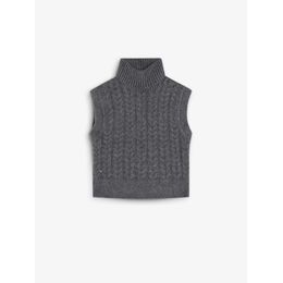 Scalpers New High Neck Vest Tricot Girls ' ' Jungen Gr&ouml;&szlig;e 140 anthrazit