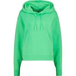 alife and kickin Kapuzensweatshirt ALIFE & KICKIN "Damen ThaneeAK A", Damen, Gr. M, grün (grün apple), 80% Baumwolle, 20% Polyester, Basic, schmal hüftlang, Rippbündchen, Sweatshirts, Basic Hoodie Kapuzenpullover, Sweatshirt mit Kapuze