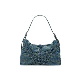 Desigual Schultertasche Damen Gr&ouml;&szlig;e One Size blue denim / kiwi