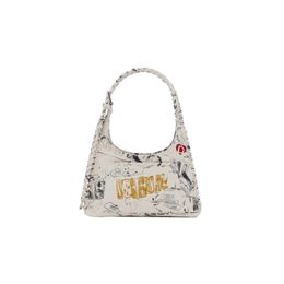 Desigual Schultertasche Damen Gr&ouml;&szlig;e One Size gelb / rot / schwarz / offwhite