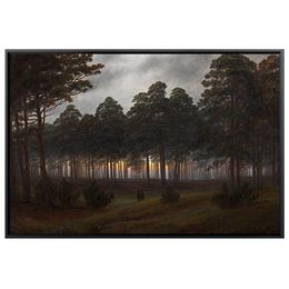 Leinwandbild Caspar David Friedrich - Tageszeitenzyklus, Der Abend
