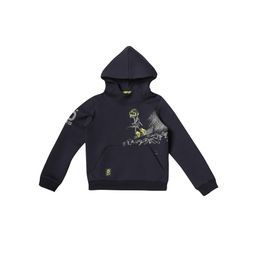 Koroshi Sweatshirt Jungen Gr&ouml;&szlig;e 128 navy / gelb / grau
