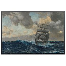 Leinwandbild Michael Zeno Diemer - Schiff auf dem Meer