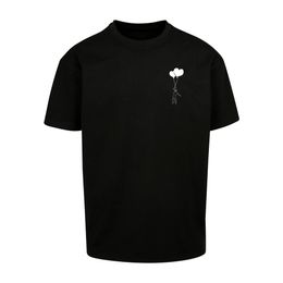 Merchcode T-Shirt 'Love In The Air' Herren Gr&ouml;&szlig;e XS schwarz / wei&szlig;
