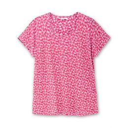 sheego Shirt Damen Gr&ouml;&szlig;e XL fuchsia / rosa