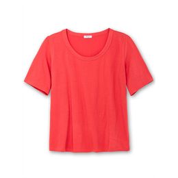 sheego T-Shirt Damen Gr&ouml;&szlig;e XL rot