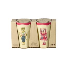 Rice Melamin Hohe Becher Nathalie L&eacute;t&eacute; 2er Pack skandinavische Deko Online Shop