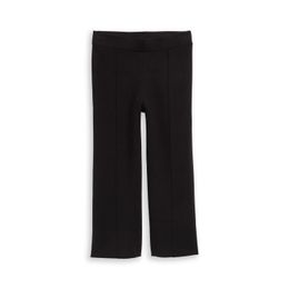 Tom Tailor Damen Culotte Strickhose, schwarz, Uni, Gr. 36
