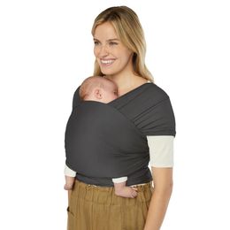 ergobaby Aura Babytragetuch - Nachhaltiger Strick: Soft Black