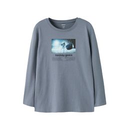 name it Shirt 'NKMVOTO' Jungen Größe 146/152 saphir / cyanblau / anthrazit
