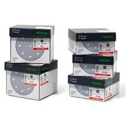 FESTOOL StickFix Schleifscheiben SET &Oslash; 125 Rubin 2 | 250 St&uuml;ck