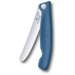 Victorinox Faltbares Gem&uuml;semesser Wellenschliff - blau - Gr&ouml;&szlig;e 11 cm 67832FC1