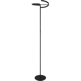 Eglo LED Stehlampe "LED Stehlampe CASTELPOTO, schwarz, Touchdimmer, warmweiß, Wohnzimmer", schwarz, 2, Ø 40cm H: 180cm, Leuchten, 180 x 40 cm, Sockel 28 cm, 2 x 8,8 Watt, Stehleuchte, Fluter