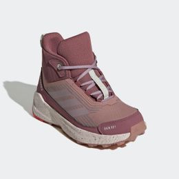 adidas terrex Kinder Wanderschuh "TERREX TRAILMAKER 2 MID RAIN.RDY", Gr. 39warm clay, preloved fig, pure ruby, Synthetik, Textil, Schuhe