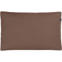 Schöner Wohnen Kollektion Kissenhülle "Solo", braun (bronzefarben), B:38cm L:58cm, Baumwolle, Bezug: 54% Polyester, 46% Baumwolle, SCHÖNER WOHNEN-KOLLEKTION, Kissenbezüge, 38x58 cm