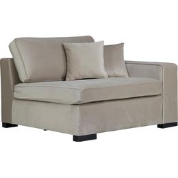 Sofaelement Home Affaire "Skara", beige (dunkelbeige), B:110cm H:86cm T:100cm, Polsterelemente, Modul zum eigenen Zusammenstellen, in vielen Bezugsqualit&auml;ten