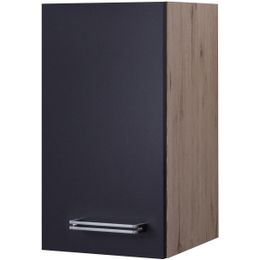 Hängeschrank Flex-Well "Antigua", grau (anthrazit, san remo eiche), B:30cm H:55cm T:32cm, Spanplatte, Schränke, (B x H x T) 30 x 54,8 x 32 cm