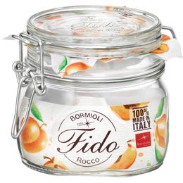 Vorratsglas Bormioli Rocco "Fido", transparent (klar), B:31cm H:9,8cm, Lebensmittelaufbewahrungsbeh&auml;lter, luftdicht verschlie&szlig;bar, mit B&uuml;gelverschlu&szlig;