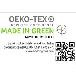 Häussling Daunenbettdecke HAEUSSLING "GRÖNLAND Made in Green", weiß, B:155cm L:220cm, Bezug: 100% Baumwolle. Füllung: 90% Entendaune, 10% Entenfeder, Bettdecken, hochwertiges Daunenprodukt" Made in Green" zertifiziert