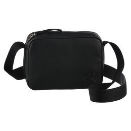 Umh&auml;ngetasche Calvin Klein Jeans "CARGO CAMERA BAG", Herren, Gr. B/H/T: 21cm x 15cm x 7,5cm, schwarz, Lederimitat, unifarben, Taschen Umh&auml;ngetasche, kleine Schultertasche, Herren-Tasche, Mini Bag mit Rei&szlig;verschluss
