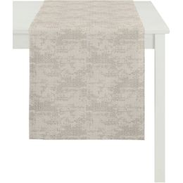 Tischläufer Apelt "2914 Loft Style", beige, B:48cm L:140cm, Polyester, Viskose, Tischdecken