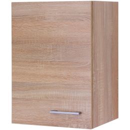 Hängeschrank Flex-Well "Samoa", braun (weiß, sonoma eiche), B:40cm H:55cm T:32cm, Spanplatte, Schränke, (B x H x T) 40 x 54,8 x 32 cm