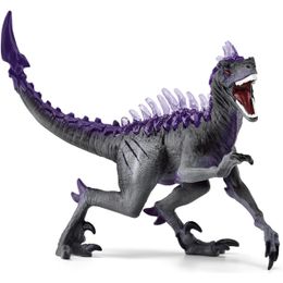 Spielfigur Schleich "ELDRADOR, Schattenraptor (70154)", lila (dunkelgrau, dunkellila), Spielfiguren, Jungen, Kunststoff