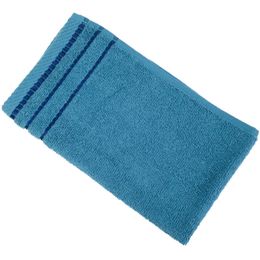 Gözze Gästehandtücher GÖZZE "Berlin", blau (petrol), B:30cm L:50cm, Frottier, Obermaterial: 100% Baumwolle, Handtücher