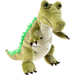 Kuscheltier Heunec "Die Schule der Magischen Tiere, Krokodil Rick klein", grün, Plüschfiguren, Kinder