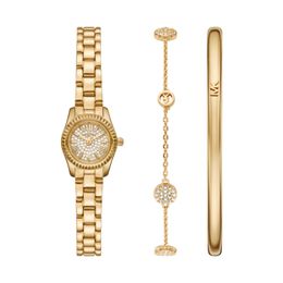 Quarzuhr Michael Kors "LEXINGTON", gelbgoldfarben, Armbanduhren, Damen, Armbanduhr, Damenuhr, Edelstahlarmband, Ideal auch als Geschenk