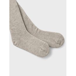 Strumpfhose name it "NKNPANTYHOSE RIB 2P", Baby, Gr. 86 (92), beige (pure cashmere), Obermaterial: 80% Baumwolle, 17% Nylon, 3% Elasthan, uni, Strumpfhosen