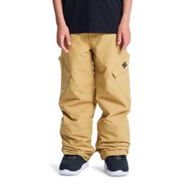 Snowboardhose DC Shoes "Banshee", Jungen, Gr. 14(155-164cm), gold (mustard gold), 100% Polyester, Hosen