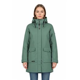 Funktionsparka Icepeak "Icepeak ALPENA", Damen, Gr. 38, grün (antique grün), Obermaterial: 100% Polyester, Jacken, Topseller
