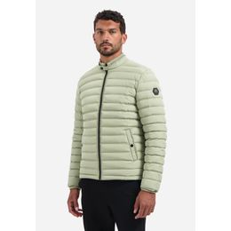 Steppjacke NO EXCESS "NO EXCESS Steppjacke Jacket Short Fit Padded", Herren, Gr. L, light moss, 88% Polyester, 12% Polyamid, Jacken