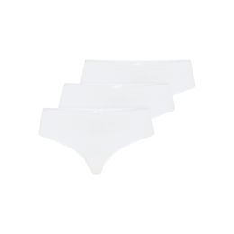 Shapingslip YSABEL MORA, Damen, Gr. XXL, weiß, Obermaterial: 75% Polyamid, 25% Elasthan, unifarben, Unterhosen, aus verstärktem Material und mit bedeckter Passform