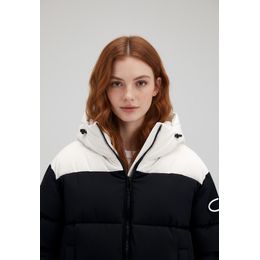 Winterjacke CMP, Damen, Gr. S, nero, ivory, Obermaterial: 100% Polyester. Futter: 100% Polyester. Wattierung: 100% Polyester, Jacken